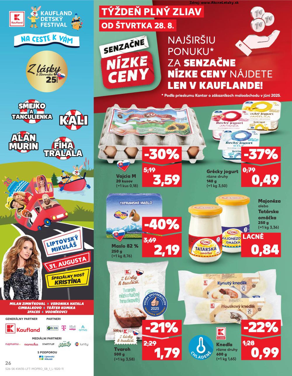 Kaufland leták - strana 26 | 28. 8. - 3. 9. 2025 | AkčnéLetáky.sk