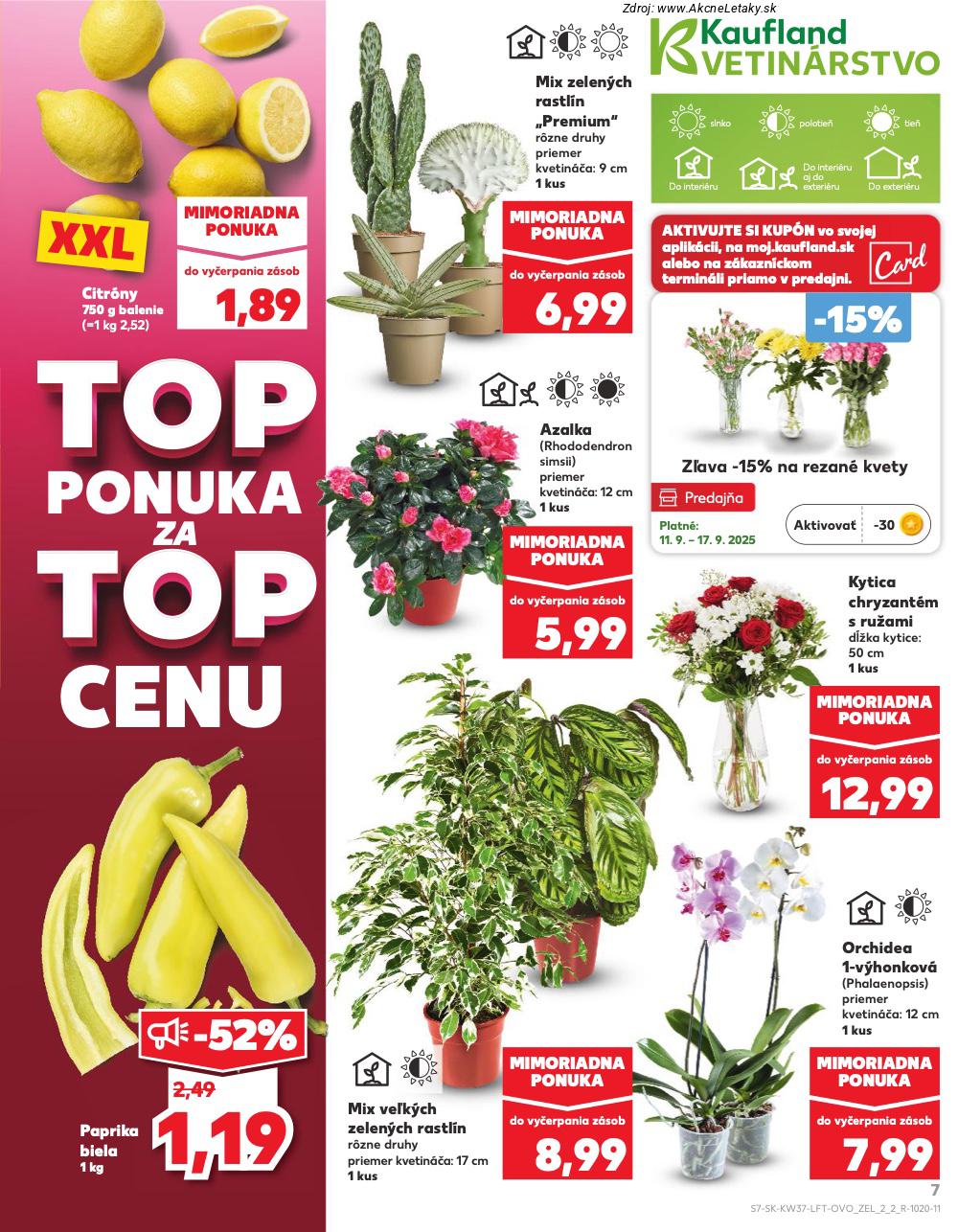 Kaufland leták - strana 7 | 11. 9. - 17. 9. 2025 | AkčnéLetáky.sk