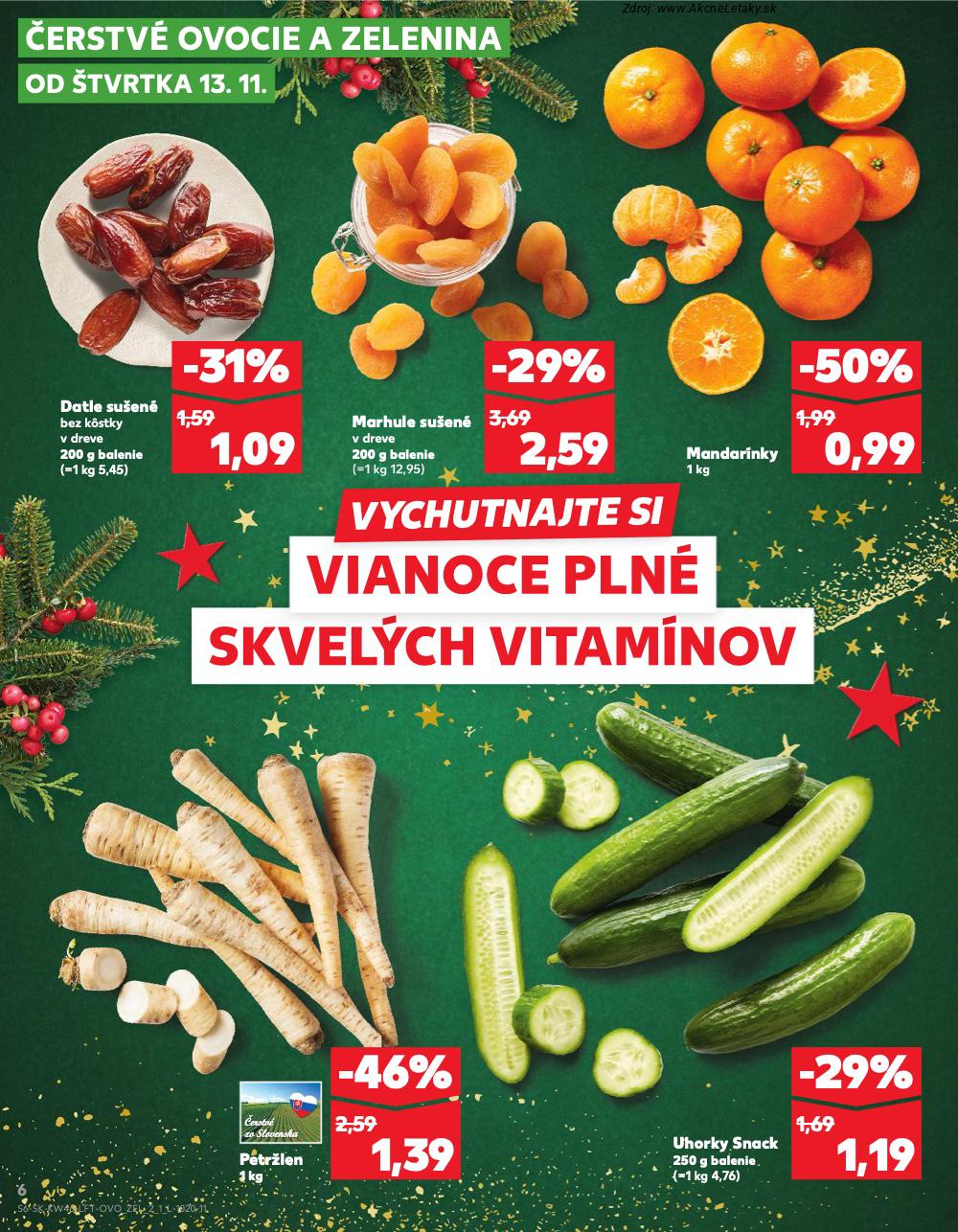 Kaufland leták - strana 6 | 13. 11. - 19. 11. 2025 | AkčnéLetáky.sk