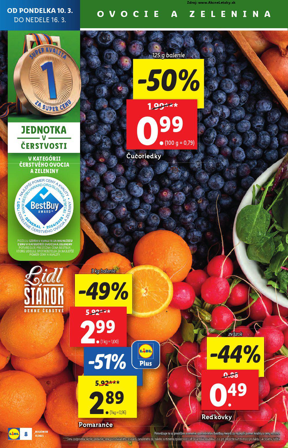 Lidl leták - strana 8 | 10. 3. - 16. 3. 2025 | AkčnéLetáky.sk