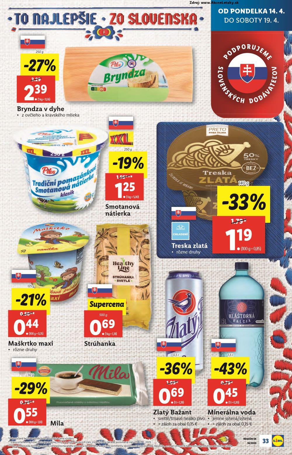 Lidl leták - strana 35 | 14. 4. - 19. 4. 2025 | AkčnéLetáky.sk
