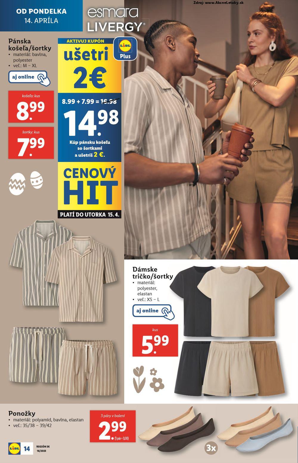Lidl leták - strana 88 | 14. 4. - 19. 4. 2025 | AkčnéLetáky.sk