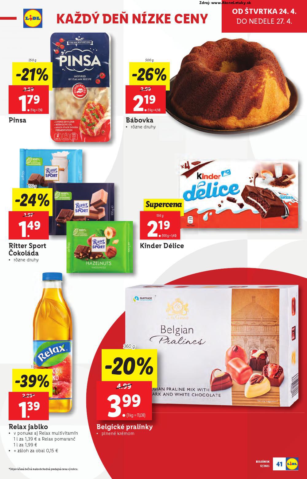 Lidl leták - strana 41 | 22. 4. - 27. 4. 2025 | AkčnéLetáky.sk