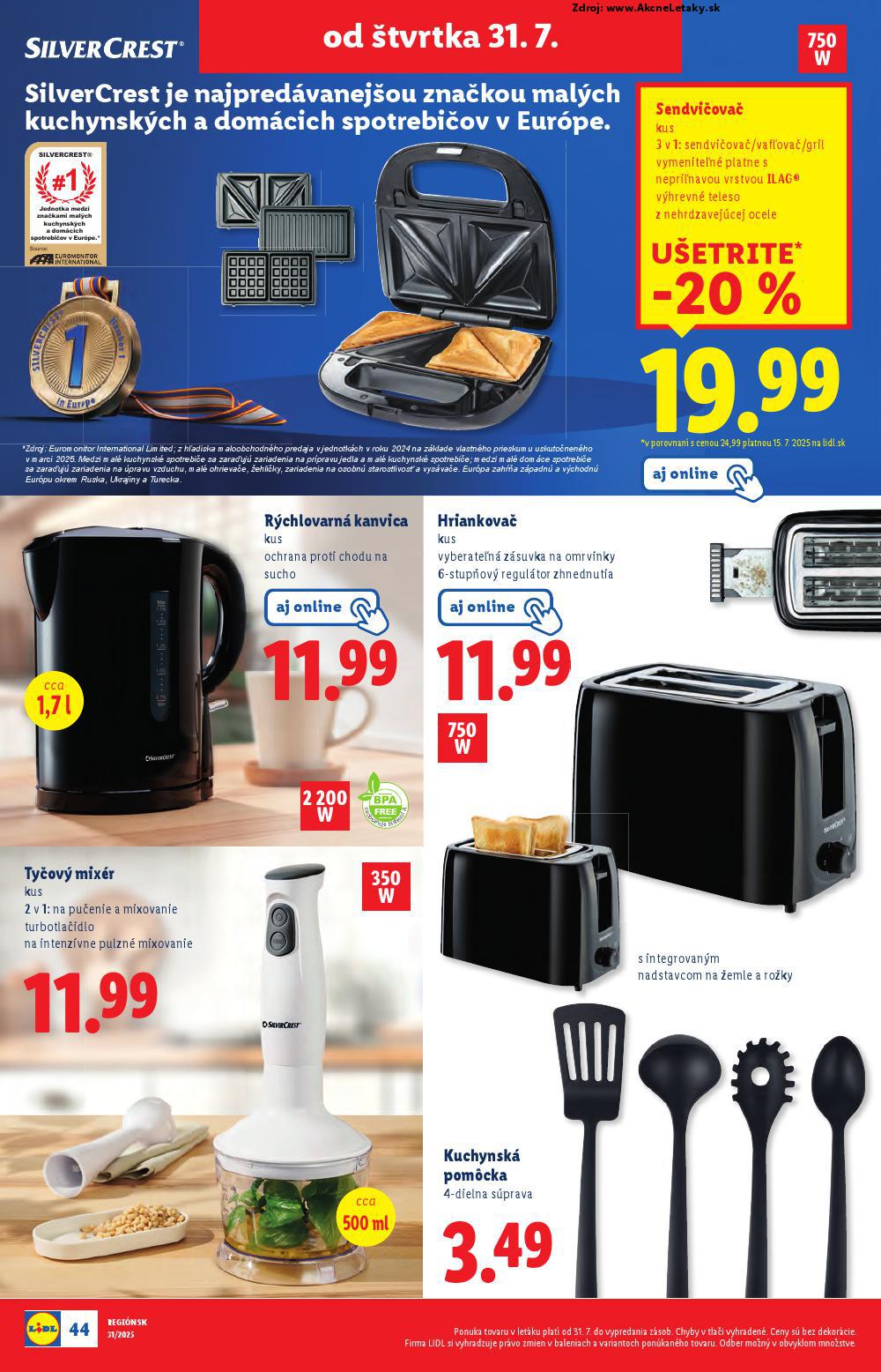 Lidl leták - strana 68 | 28. 7. - 3. 8. 2025 | AkčnéLetáky.sk