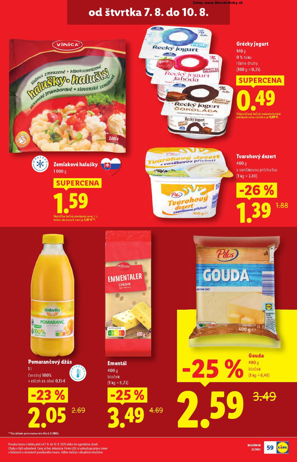 Lidl leták - strana 65 | 4. 8. - 10. 8. 2025 | AkčnéLetáky.sk