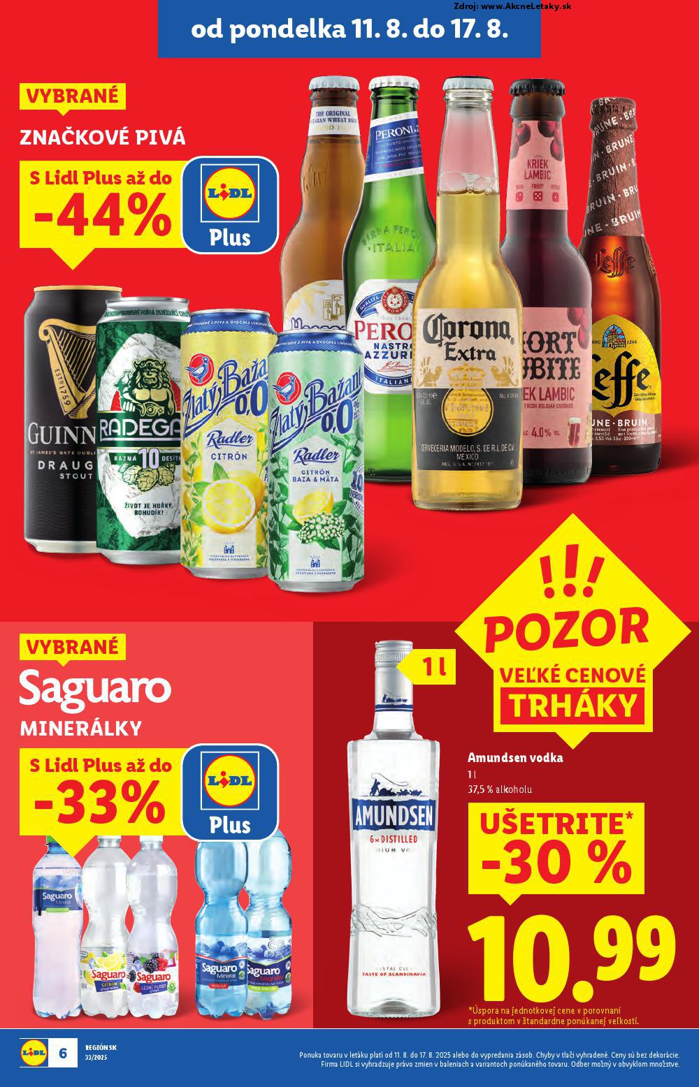 Lidl leták - strana 6 | 11. 8. - 17. 8. 2025 | AkčnéLetáky.sk