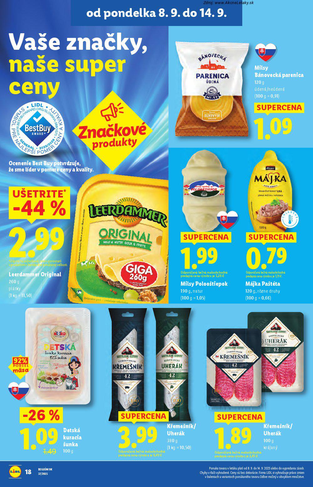 Lidl leták - strana 20 | 8. 9. - 14. 9. 2025 | AkčnéLetáky.sk