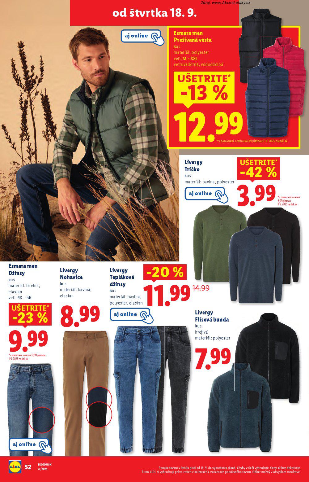 Lidl leták - strana 100 | 16. 9. - 21. 9. 2025 | AkčnéLetáky.sk