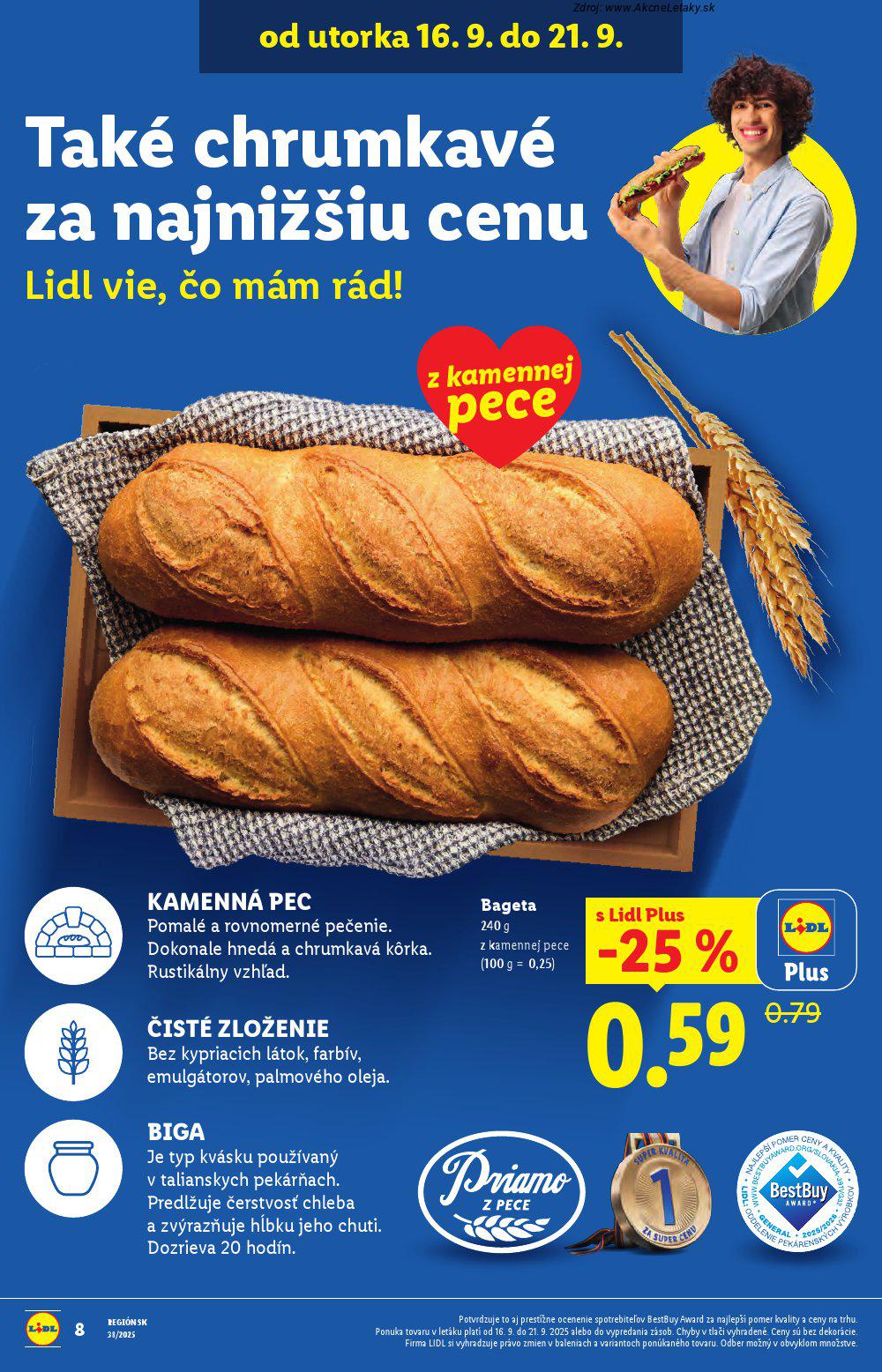 Lidl leták - strana 8 | 16. 9. - 21. 9. 2025 | AkčnéLetáky.sk