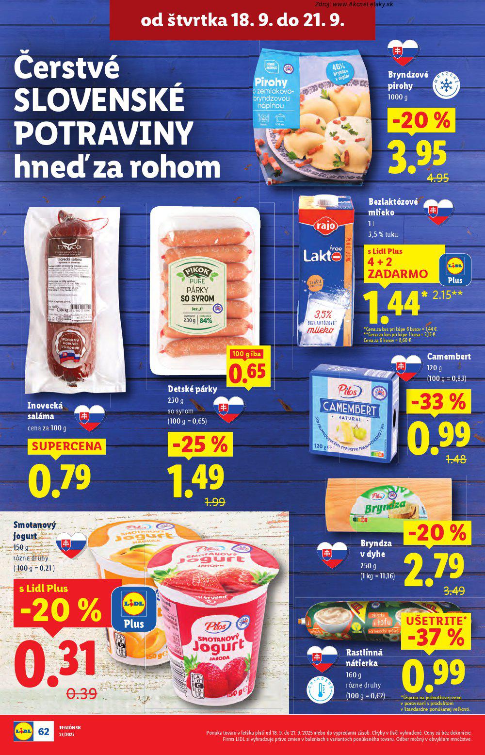 Lidl leták - strana 82 | 16. 9. - 21. 9. 2025 | AkčnéLetáky.sk