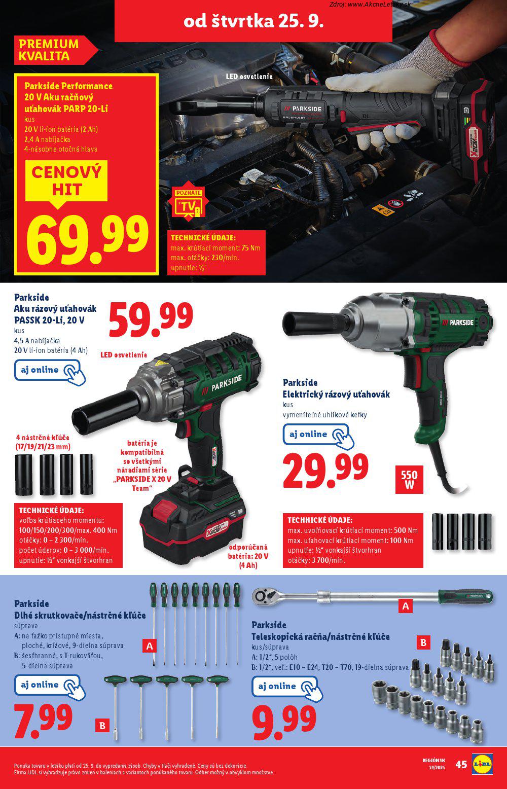 Lidl leták - strana 87 | 22. 9. - 28. 9. 2025 | AkčnéLetáky.sk