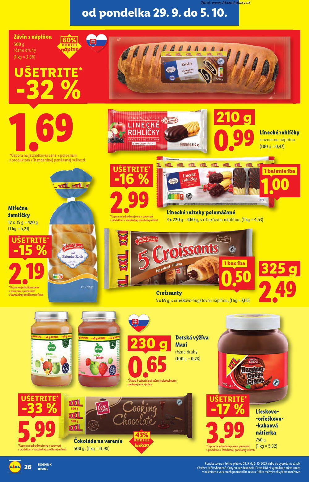 Lidl leták - strana 36 | 29. 9. - 5. 10. 2025 | AkčnéLetáky.sk