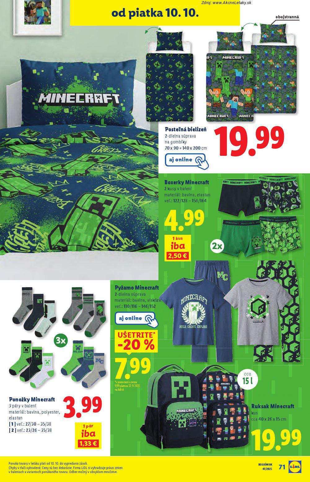 Lidl leták - strana 103 | 6. 10. - 12. 10. 2025 | AkčnéLetáky.sk