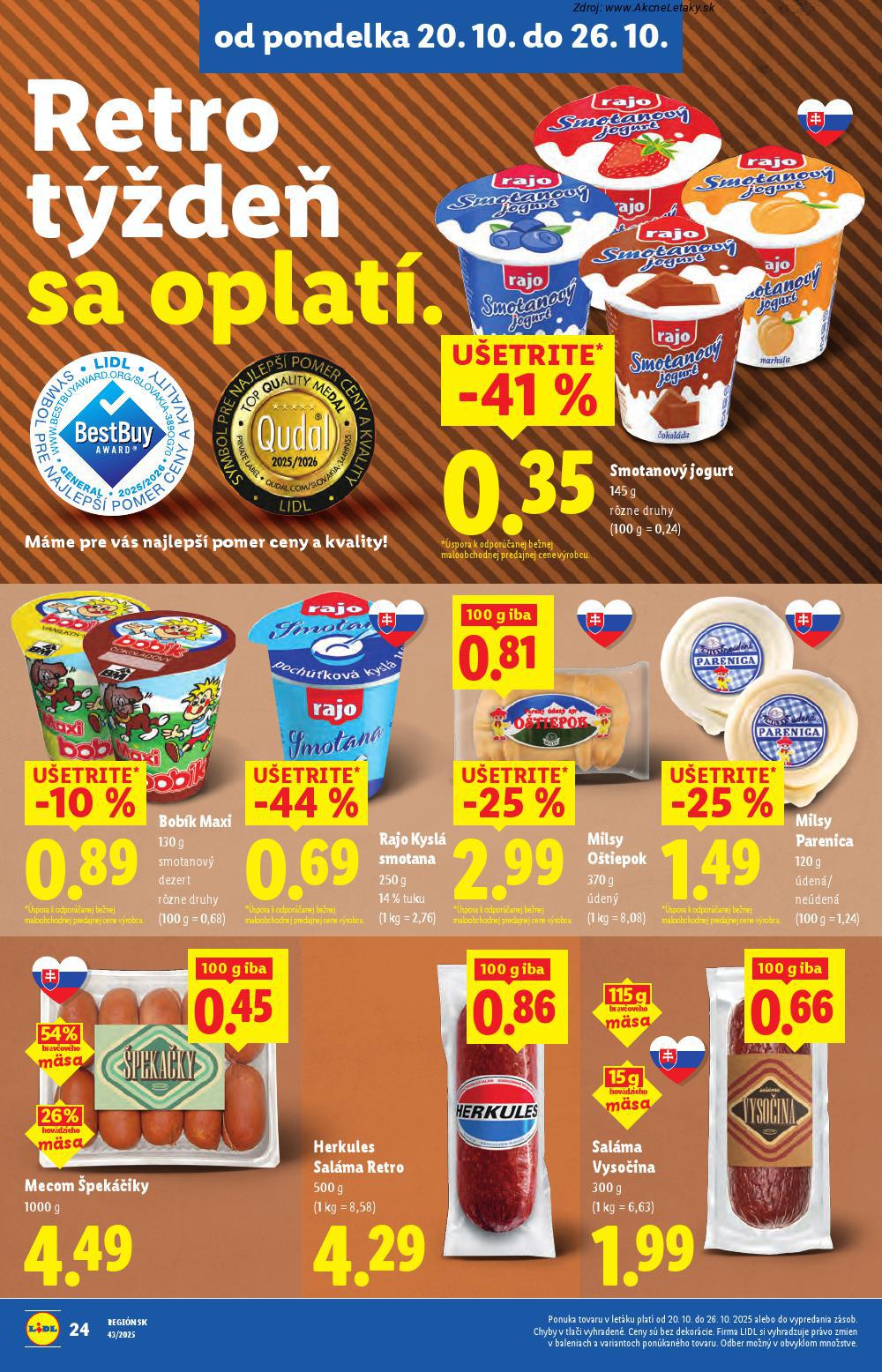 Lidl leták - strana 36 | 20. 10. - 26. 10. 2025 | AkčnéLetáky.sk