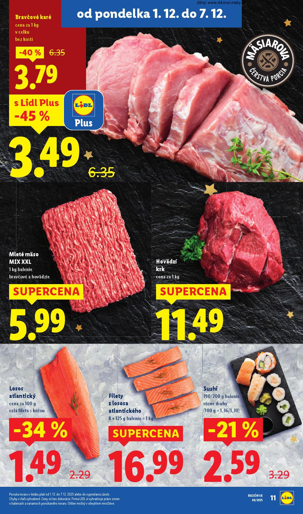 Lidl leták - strana 13 | 1. 12. - 7. 12. 2025 | AkčnéLetáky.sk