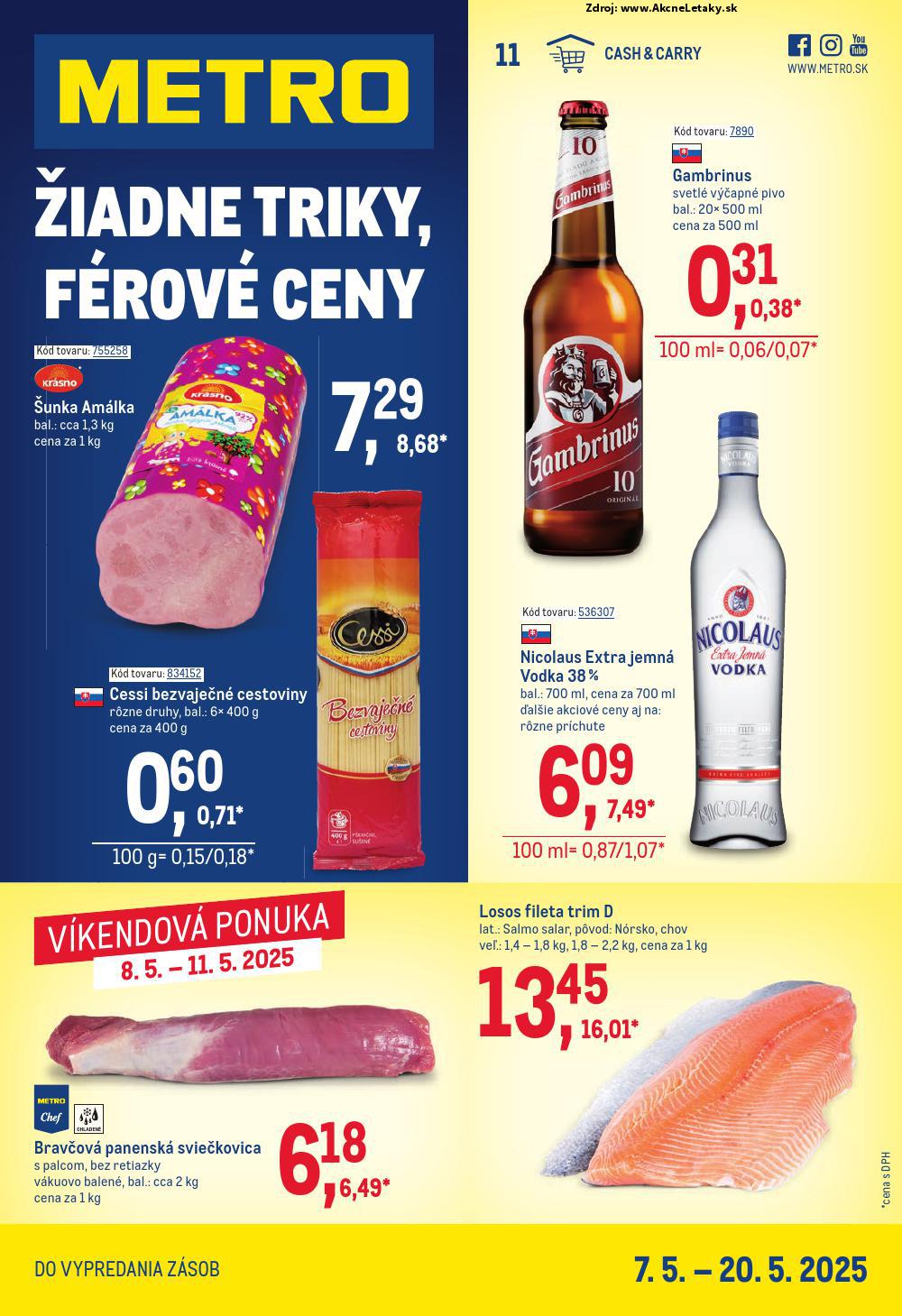 METRO leták od 7.5. | AkčnéLetáky.sk