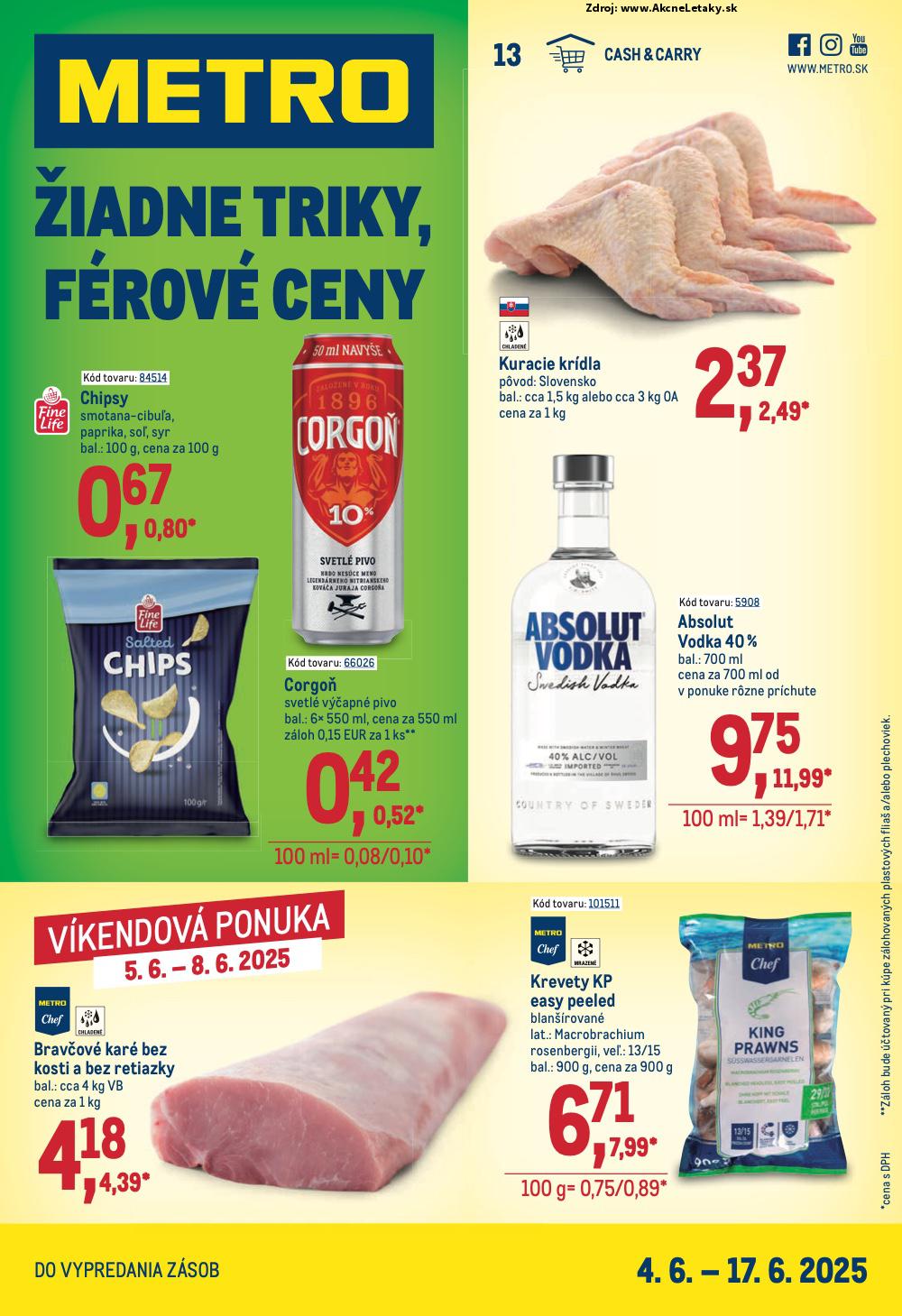 METRO leták od 4.6. | AkčnéLetáky.sk