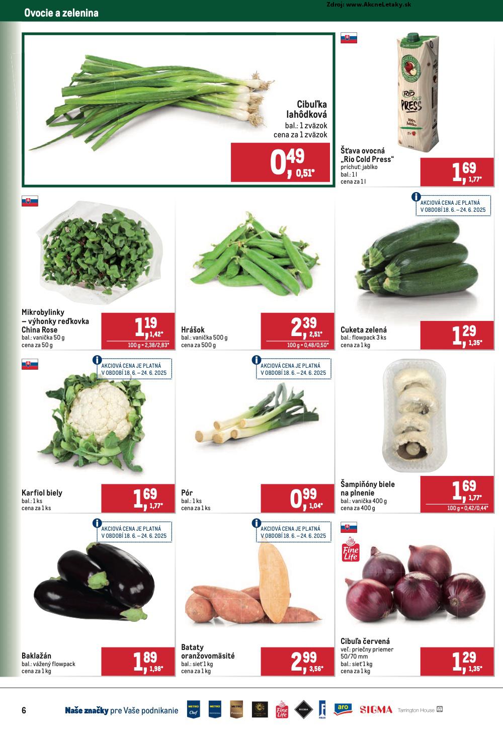 METRO leták od 18.6. | AkčnéLetáky.sk