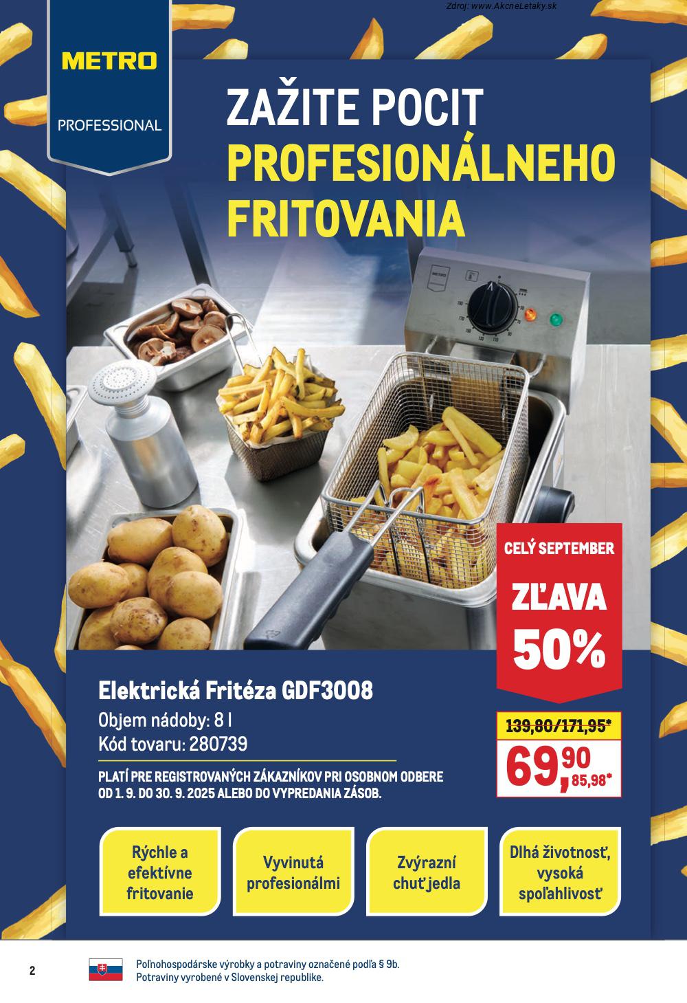 METRO leták od 10.9. | AkčnéLetáky.sk