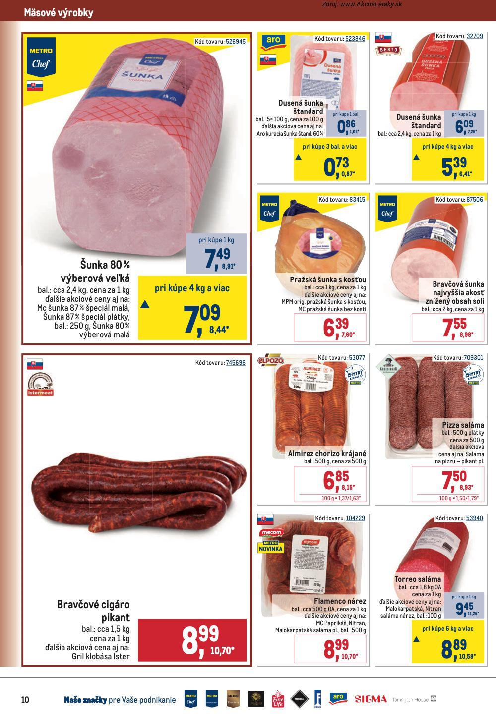 METRO leták od 8.10. | AkčnéLetáky.sk