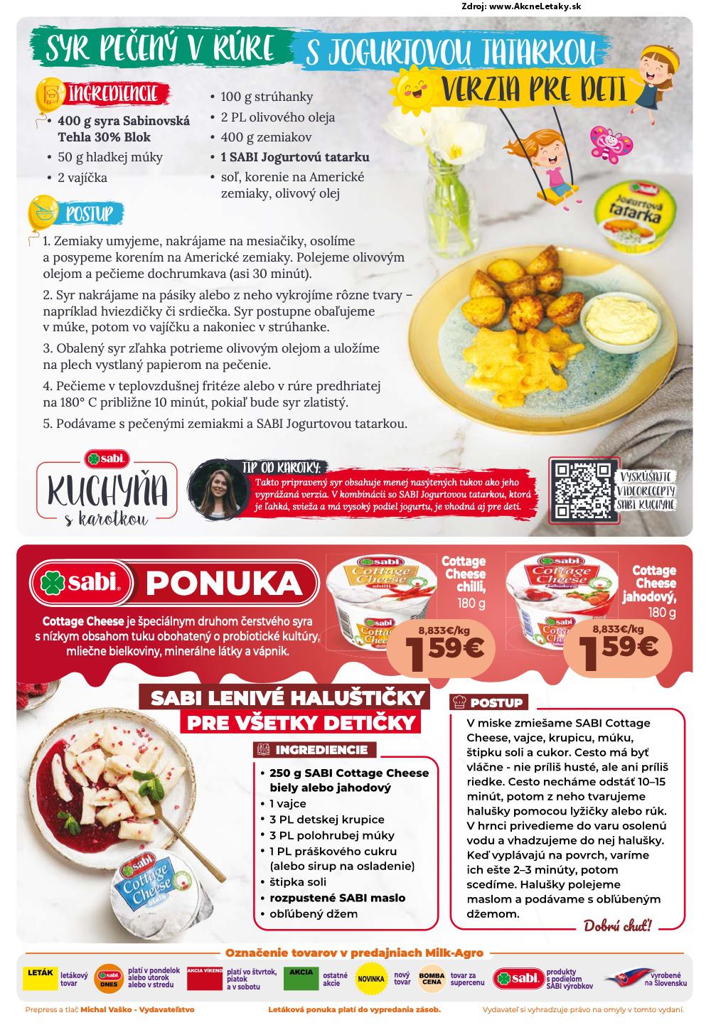 Milk-Agro leták od 28.5. | AkčnéLetáky.sk