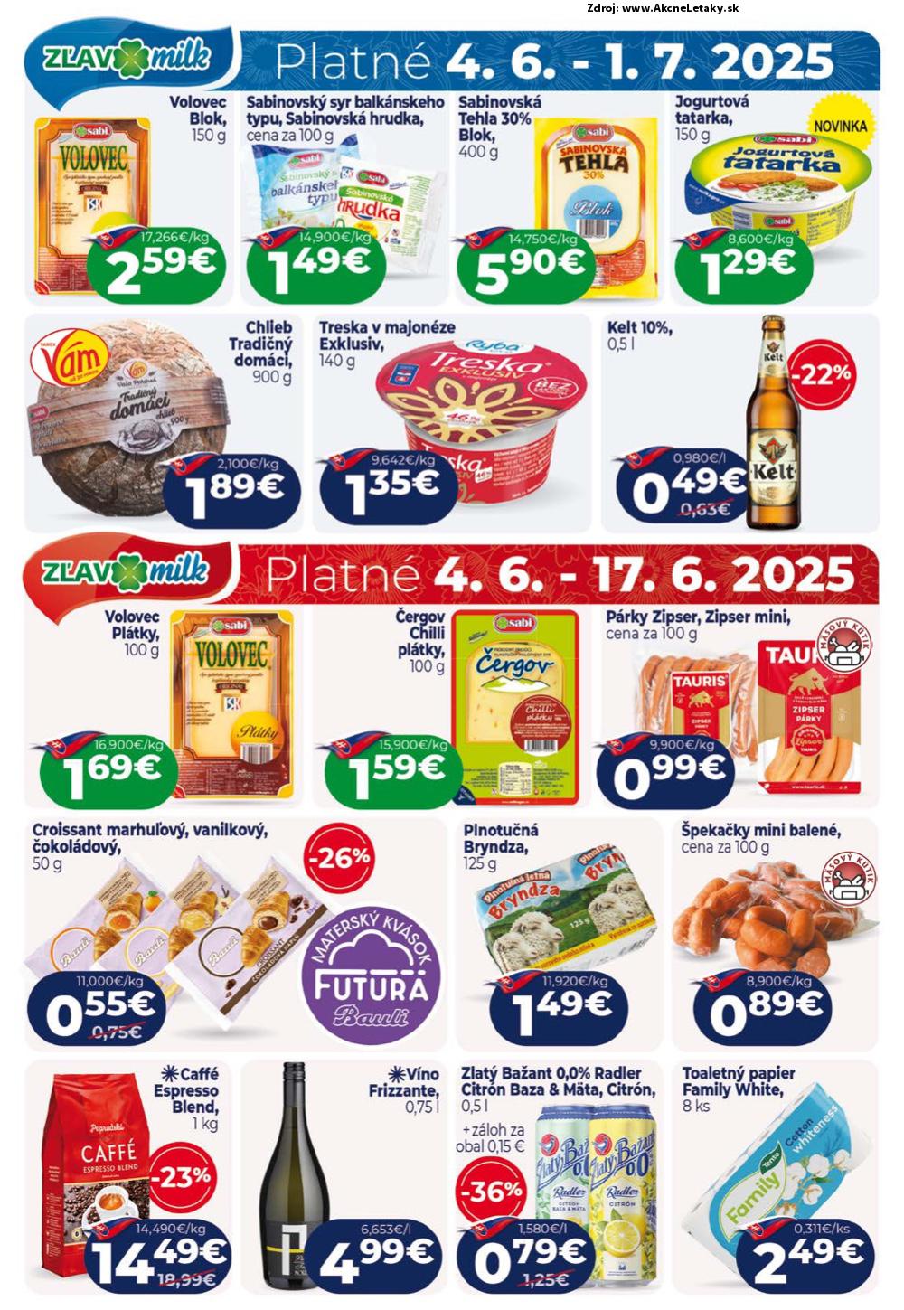Milk-Agro leták - strana 12 | 4. 6. - 17. 6. 2025 | AkčnéLetáky.sk