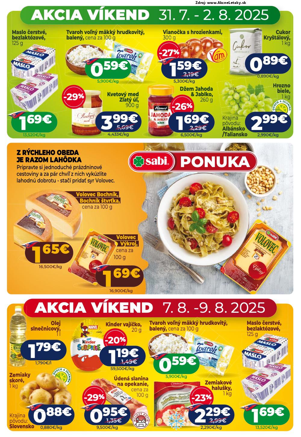 Milk-Agro leták od 30.7. | AkčnéLetáky.sk