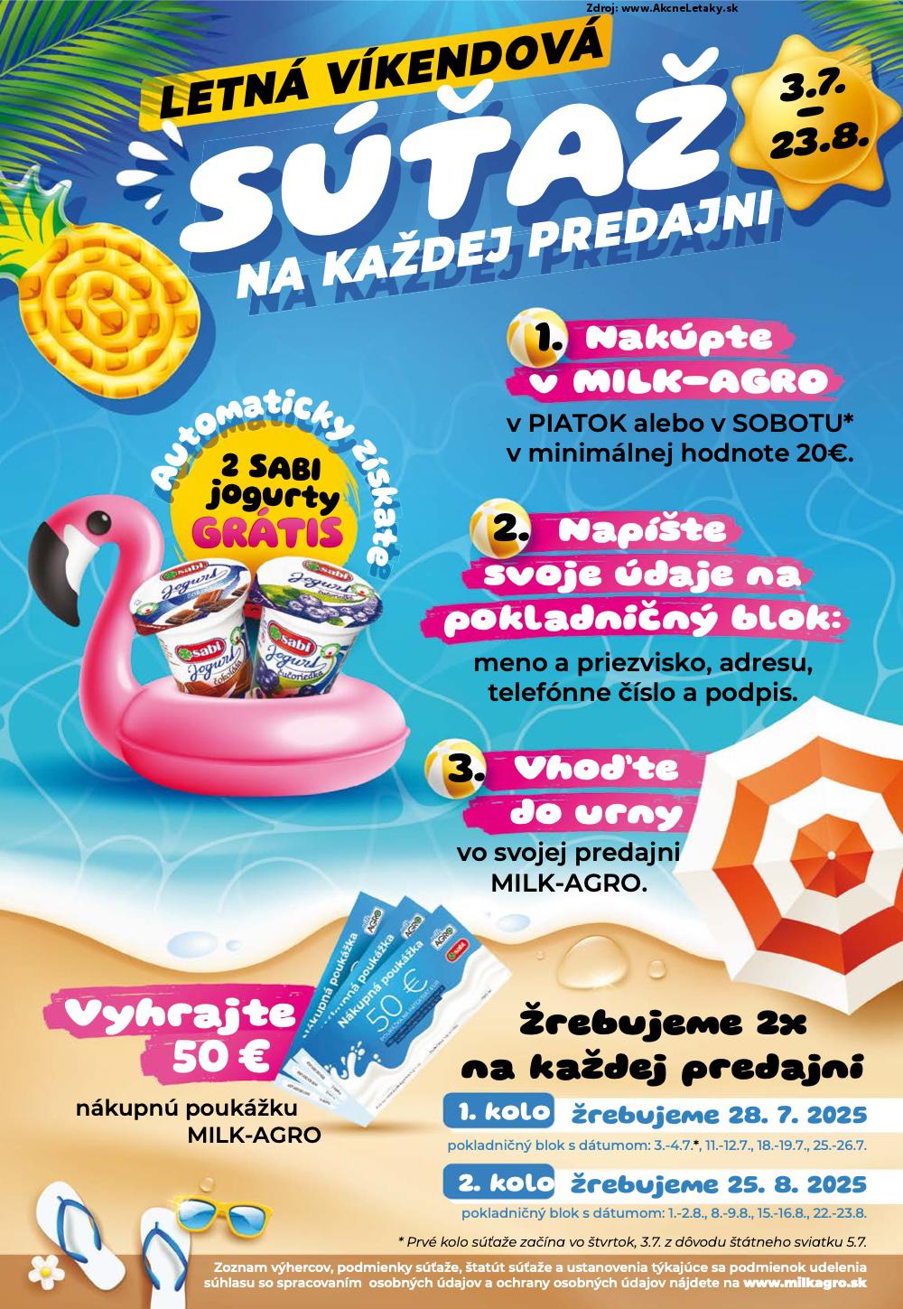 Milk-Agro leták - strana 5 | 13. 8. - 26. 8. 2025 | AkčnéLetáky.sk
