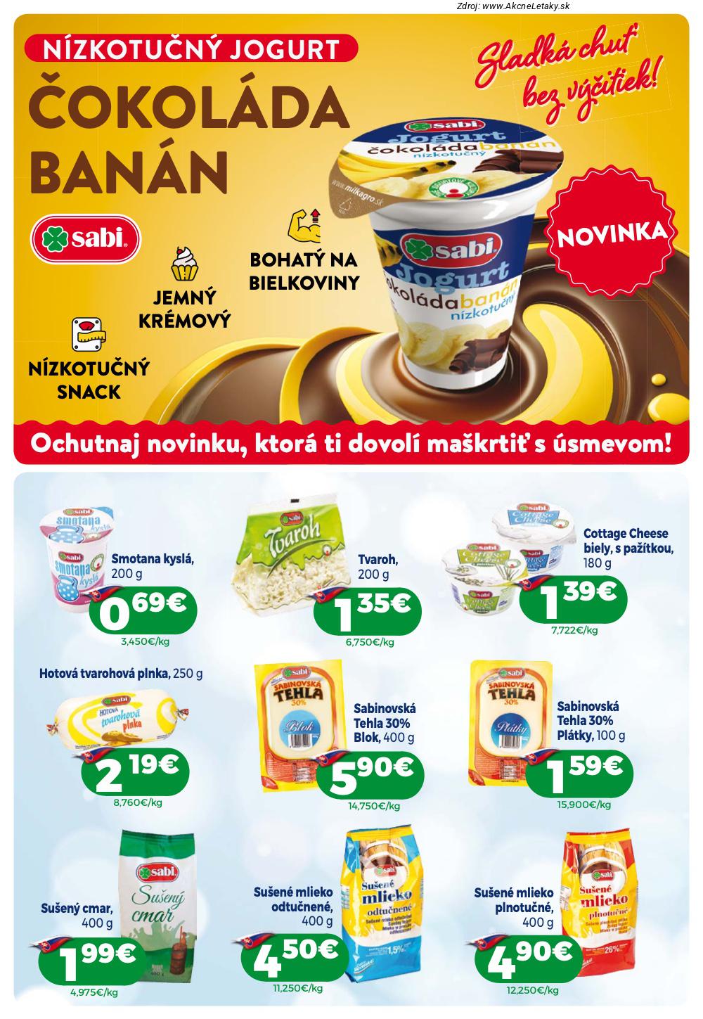 Milk-Agro leták od 1.10. | AkčnéLetáky.sk