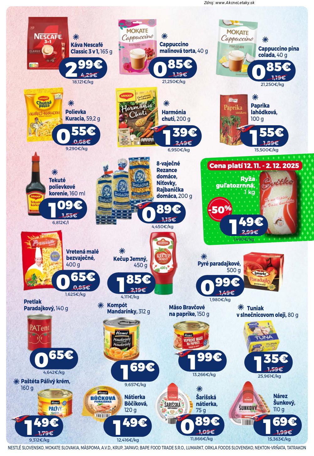 Milk-Agro leták od 26.11. | AkčnéLetáky.sk