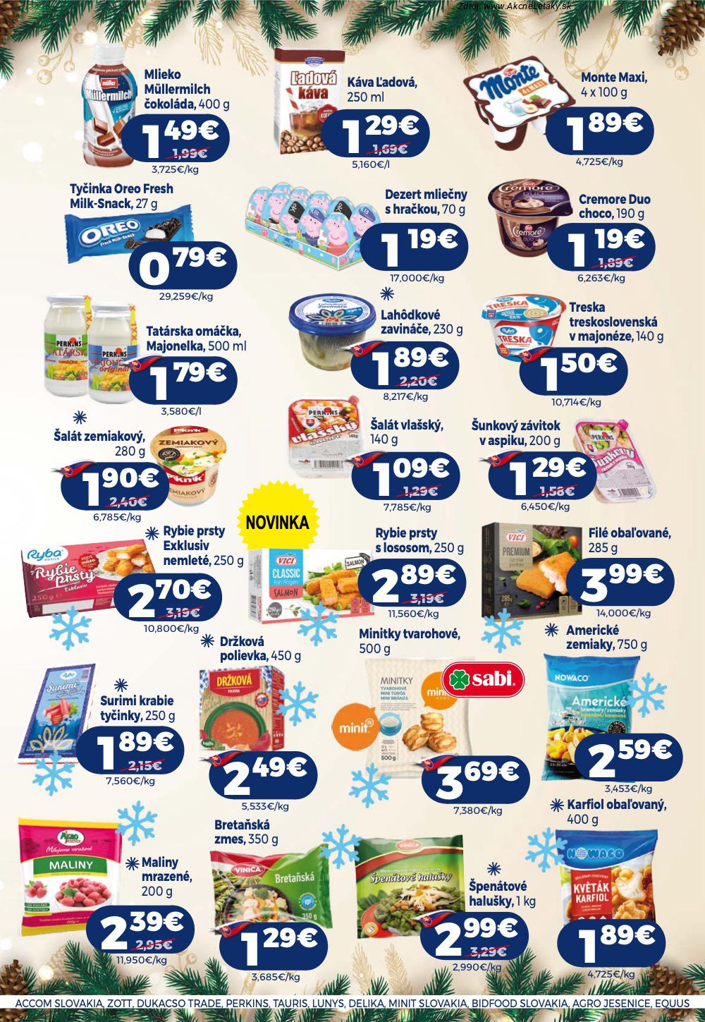Milk-Agro leták od 10.12. | AkčnéLetáky.sk