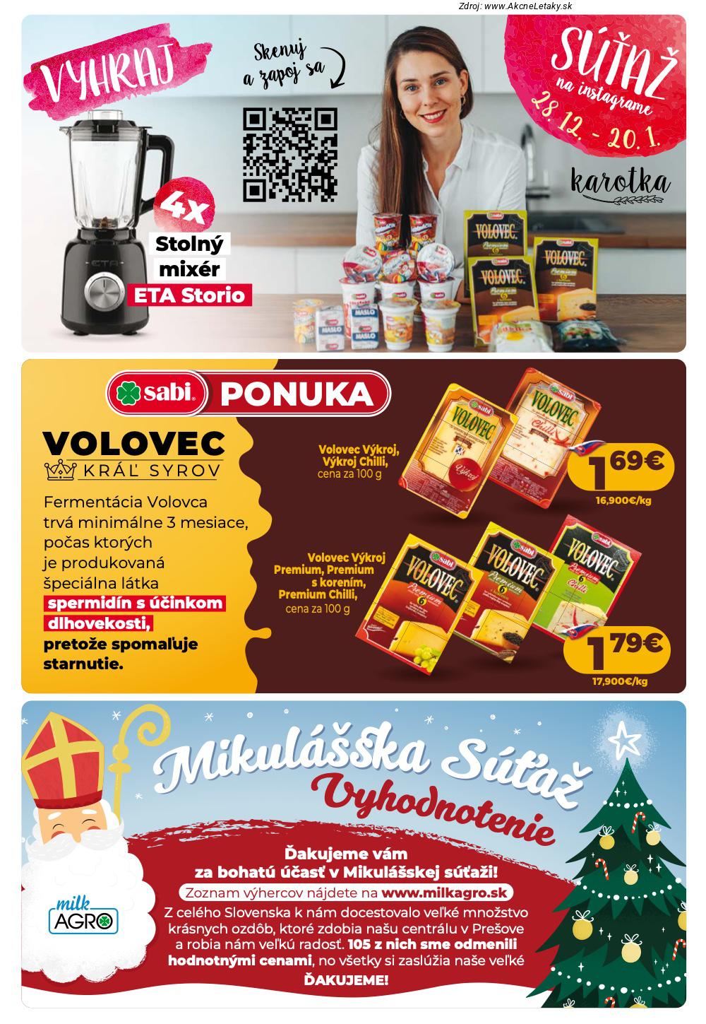 Milk-Agro leták od 2.1. | AkčnéLetáky.sk