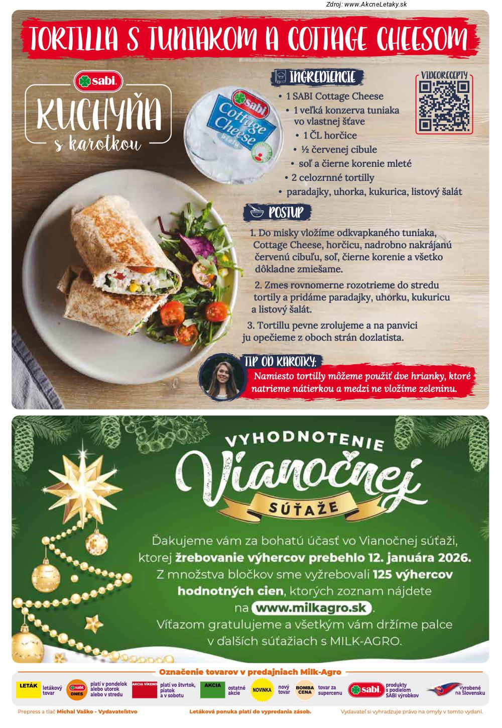 Milk-Agro leták od 21.1. | AkčnéLetáky.sk