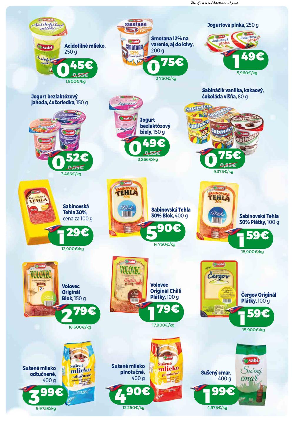 Milk-Agro leták od 21.1. | AkčnéLetáky.sk