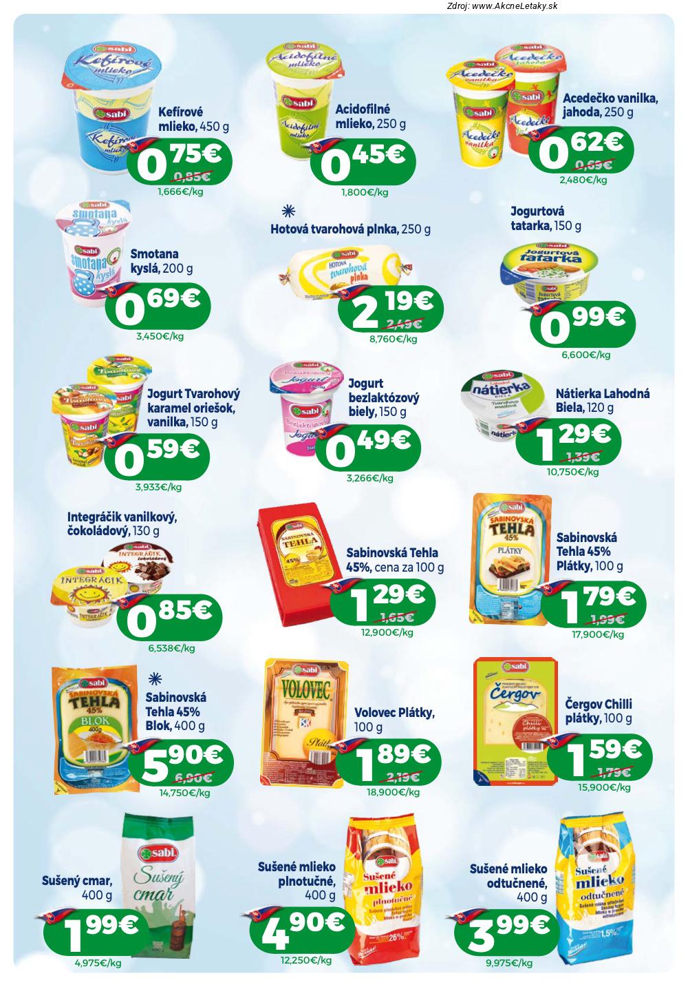 Milk-Agro leták od 4.2. | AkčnéLetáky.sk