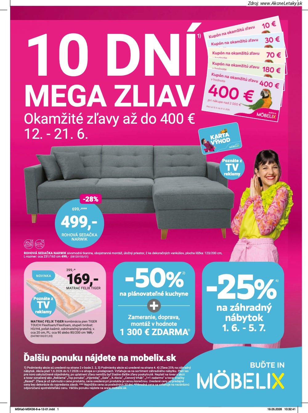 Möbelix leták od 8.6. | AkčnéLetáky.sk