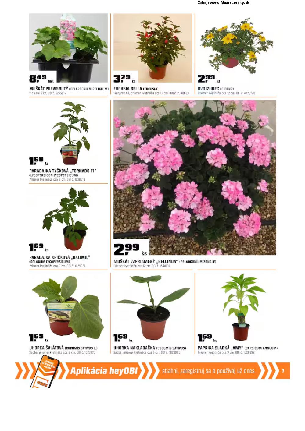 OBI leták - strana 3 | 2. 5. - 31. 5. 2025 | AkčnéLetáky.sk