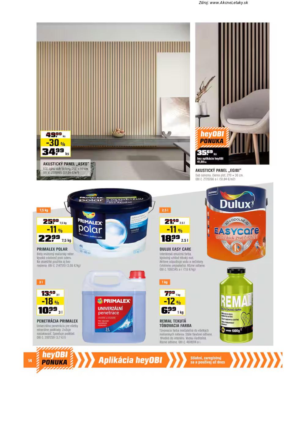 OBI leták - strana 14 | 2. 10. - 31. 10. 2025 | AkčnéLetáky.sk