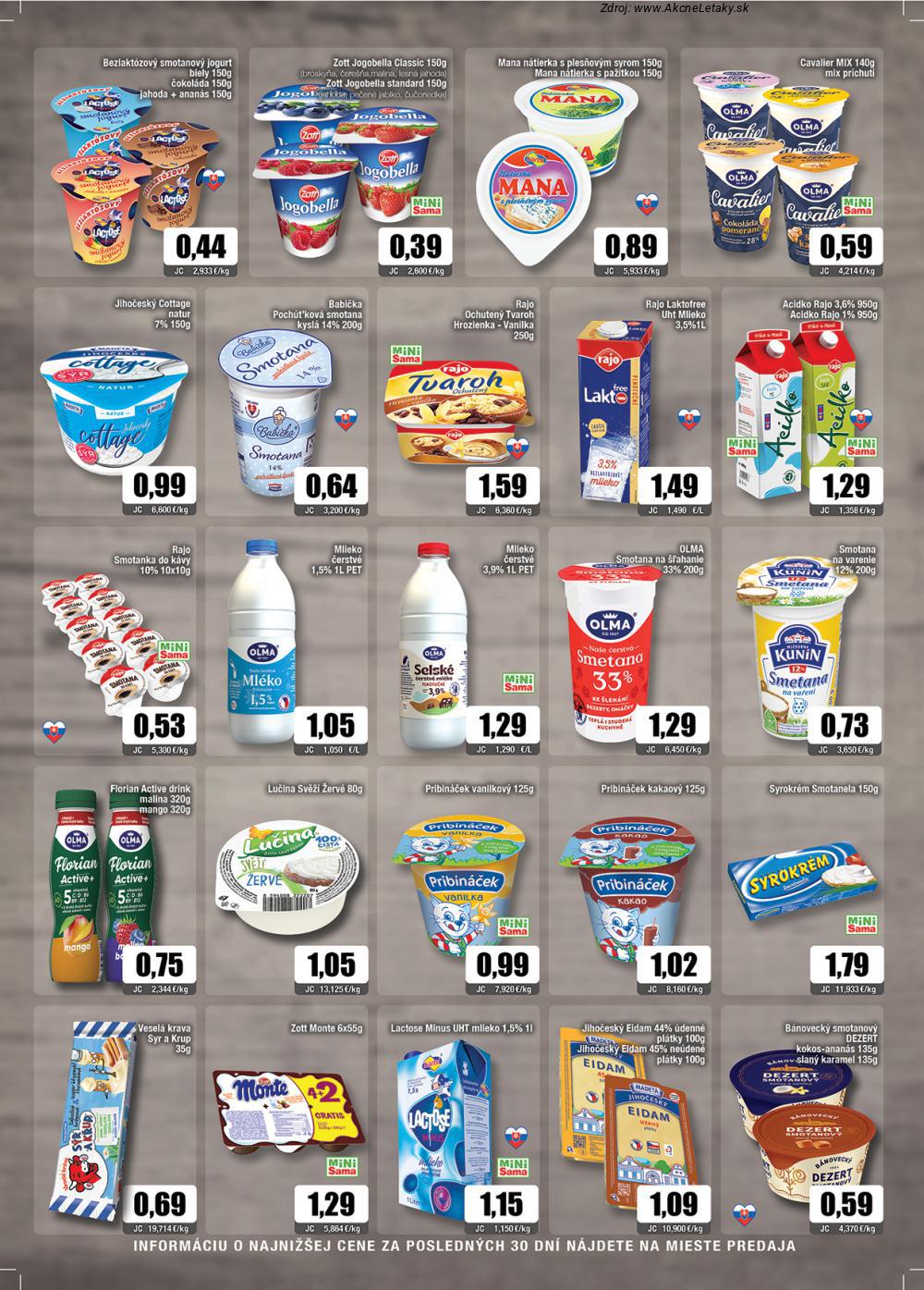 Sama leták od 9.1. | AkčnéLetáky.sk