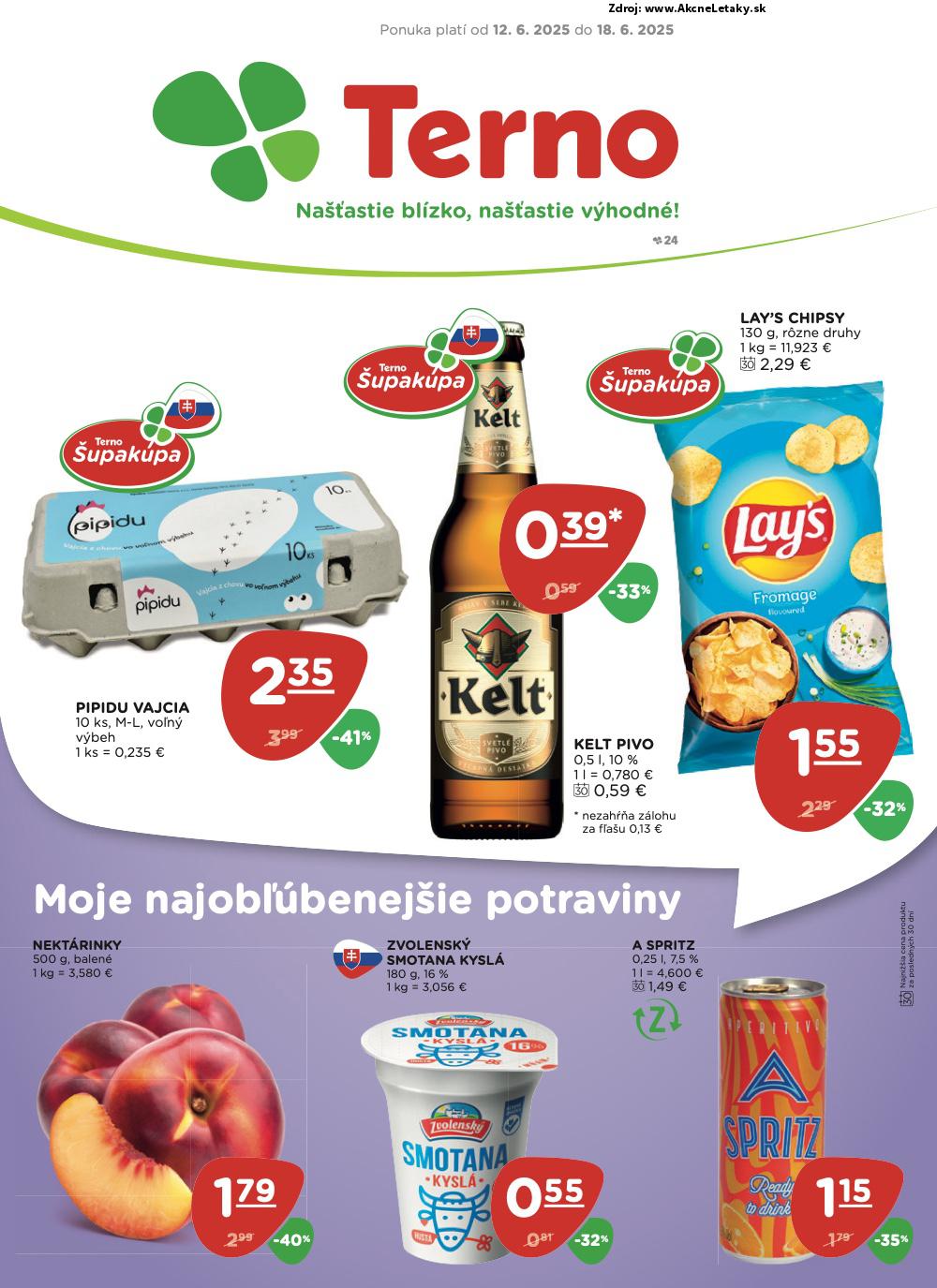 TERNO leták od 12.6. | AkčnéLetáky.sk