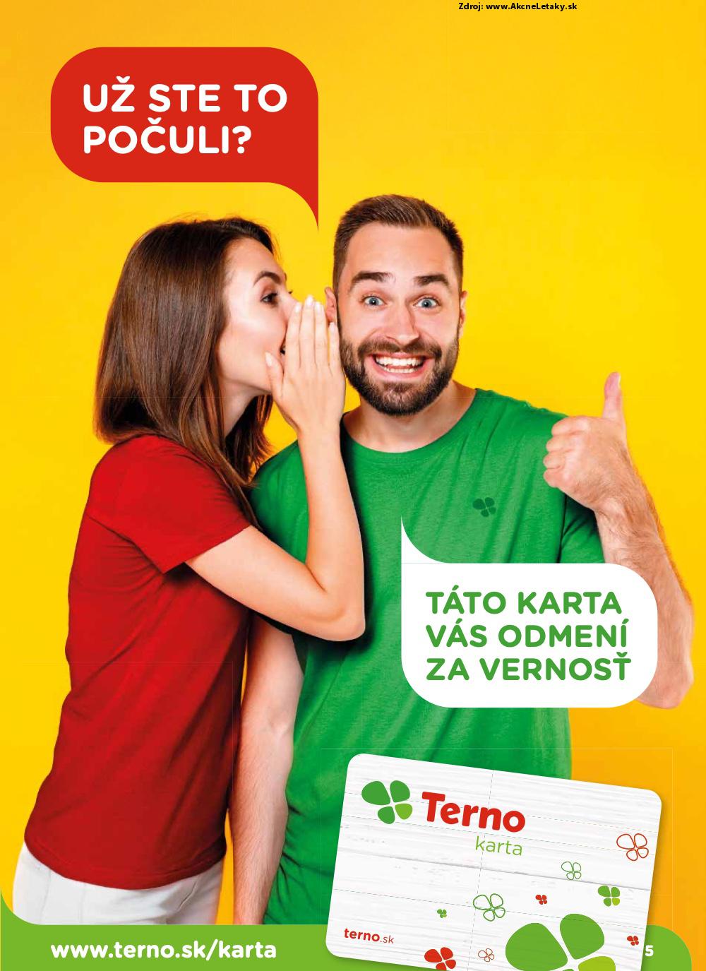 TERNO leták od 31.7. | AkčnéLetáky.sk
