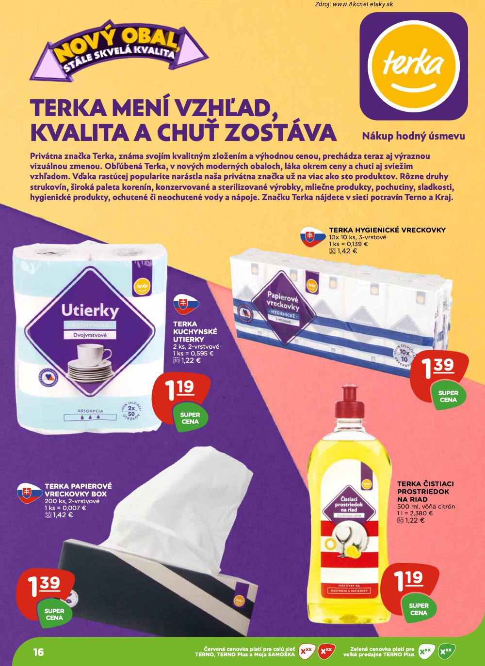 TERNO leták od 18.9. | AkčnéLetáky.sk