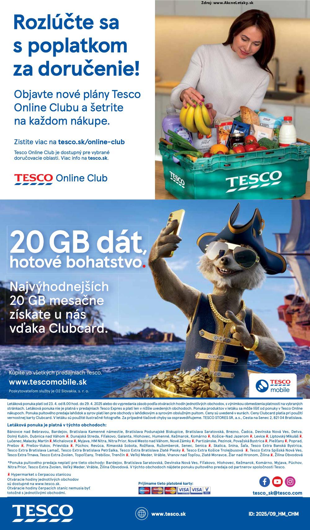 Tesco leták - strana 44 | 23. 4. - 29. 4. 2025 | AkčnéLetáky.sk