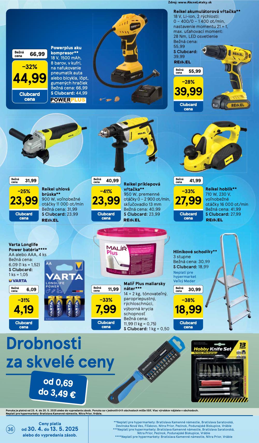 Tesco leták - strana 36 | 30. 4. - 6. 5. 2025 | AkčnéLetáky.sk