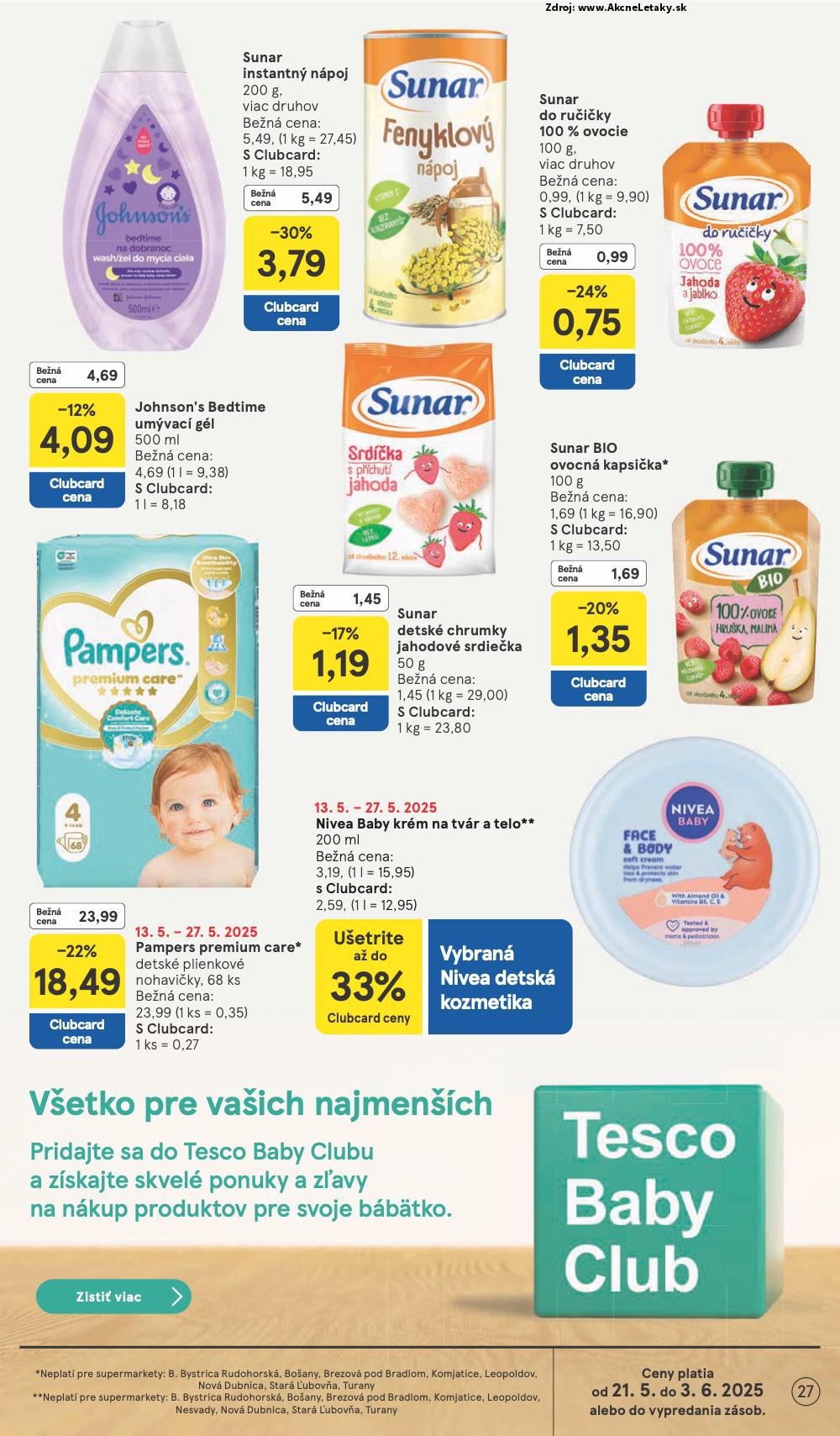 Tesco leták - strana 27 | 21. 5. - 27. 5. 2025 | AkčnéLetáky.sk