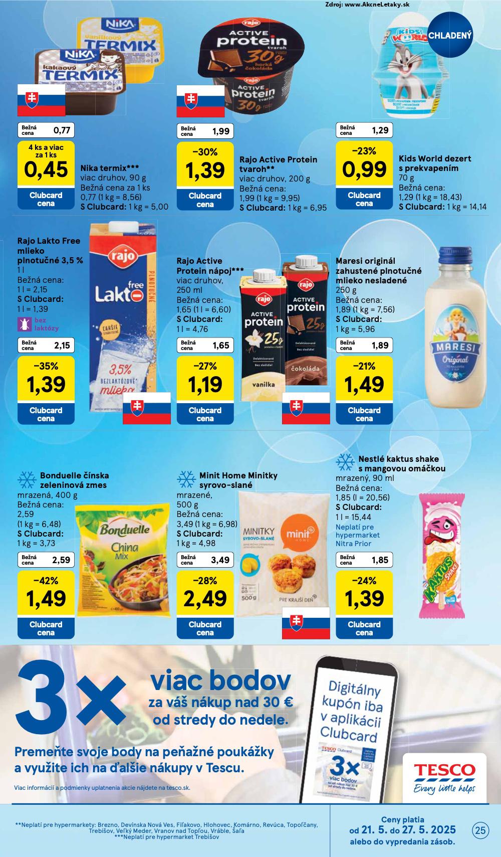 Tesco leták - strana 25 | 21. 5. - 27. 5. 2025 | AkčnéLetáky.sk