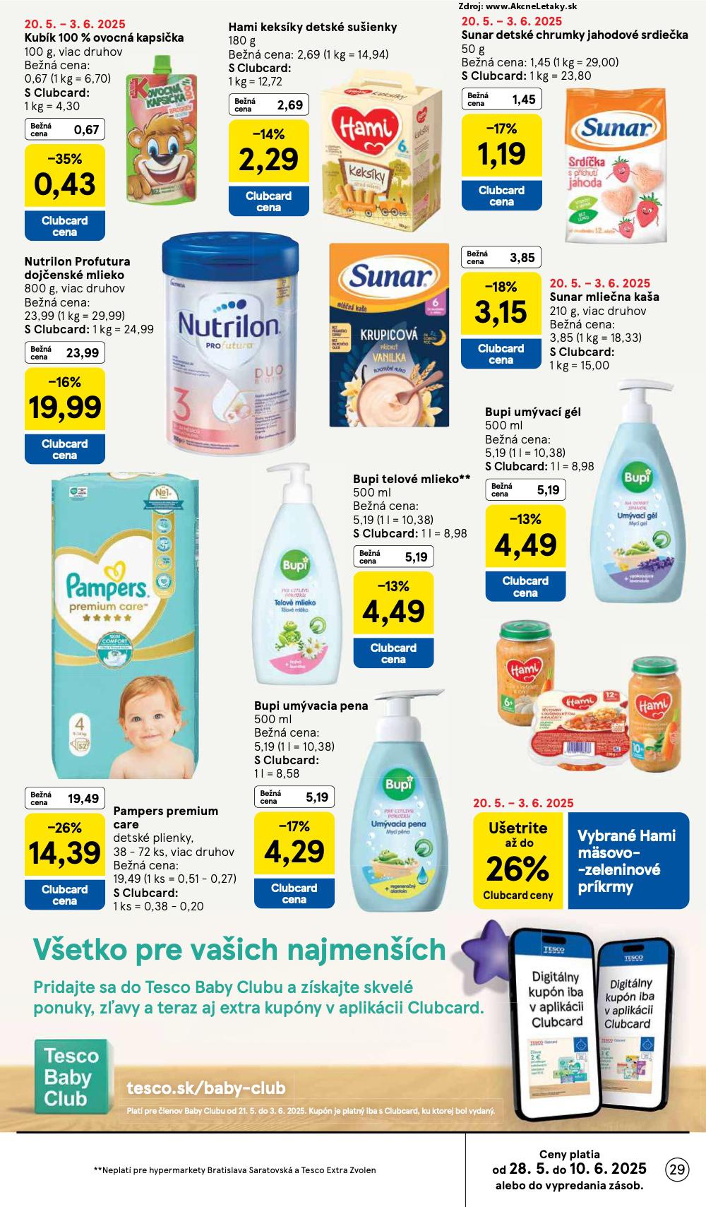 Tesco leták - strana 29 | 28. 5. - 3. 6. 2025 | AkčnéLetáky.sk