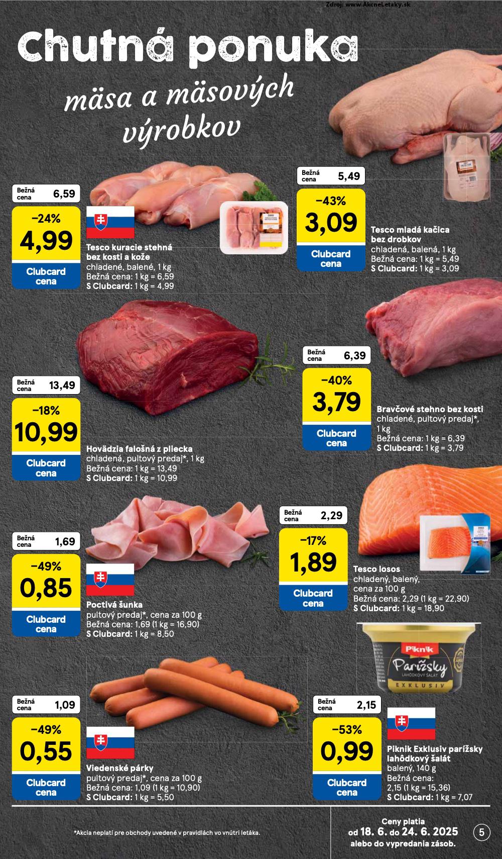 Tesco leták od 18.6. | AkčnéLetáky.sk