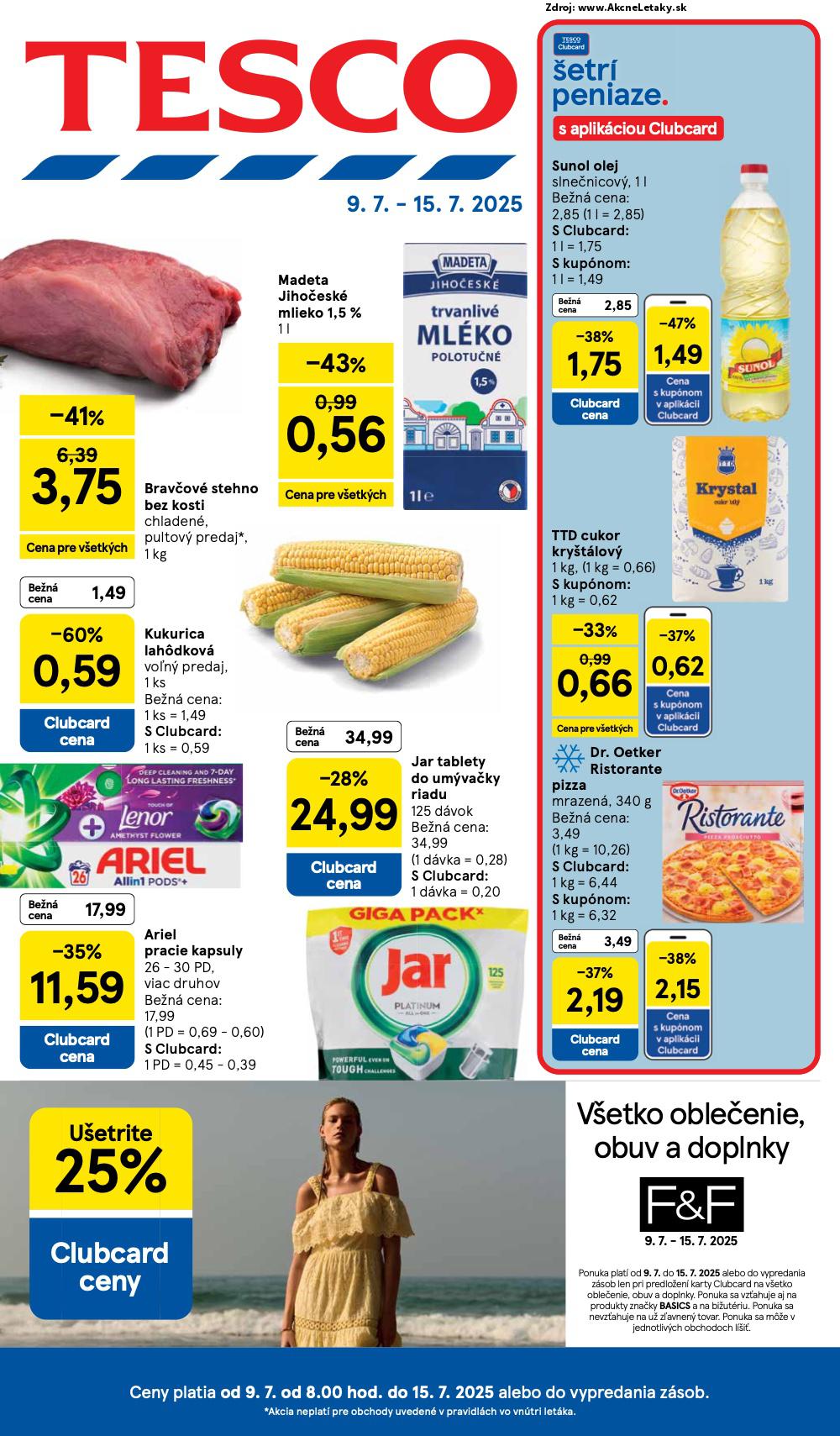 Tesco leták od 9.7. | AkčnéLetáky.sk