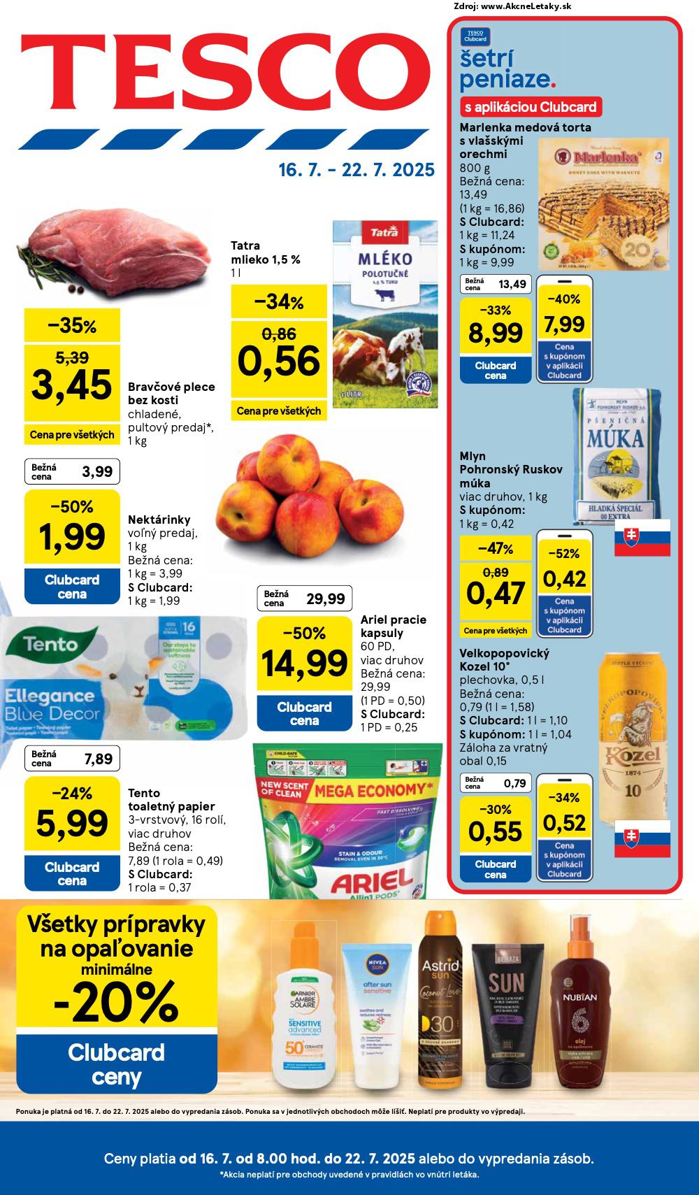 Tesco leták od 16.7. | AkčnéLetáky.sk